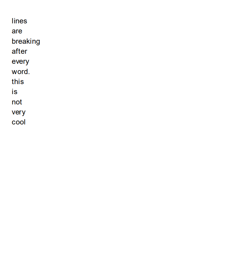 HTML line breaks happening after every word · Issue #2909 · parallax/jsPDF · GitHub