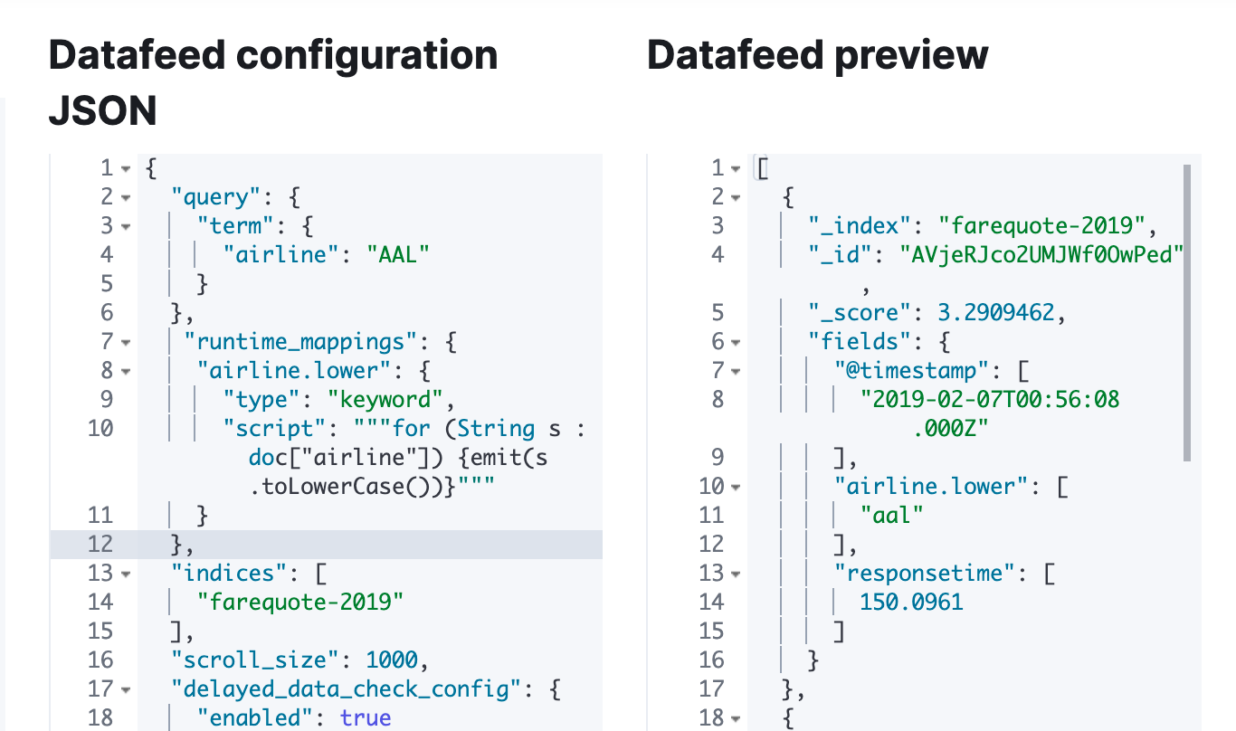 [ML] Anomaly Detection: datafeed config runtime_mappings not being saved · Issue #101322 ...
