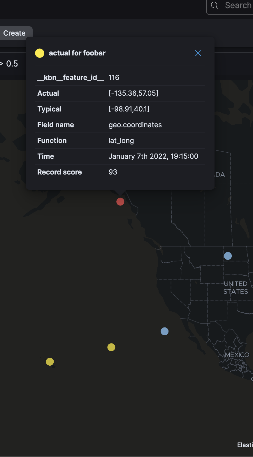 [Maps][ML] ML Anomalies layer in maps should display internal ...