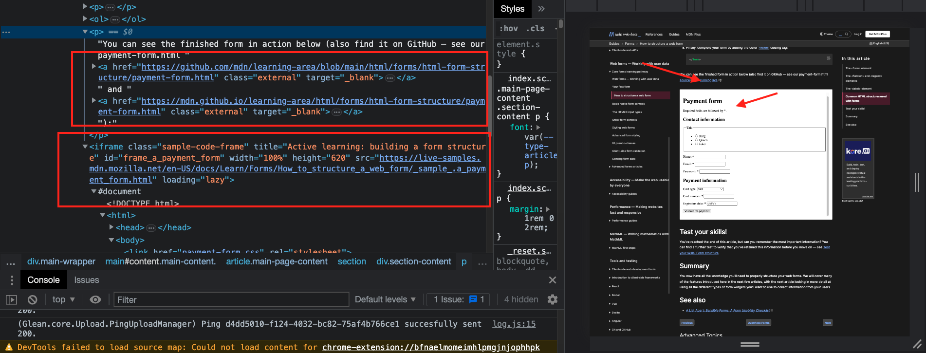 html/forms/html-form-structure/payment-form.html STYLING ISSUE · Issue #609 · mdn/learning-area ...