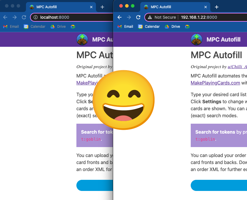 Server accessible via http://localhost:80 but not via the network (http://[local IP address]:80 ...