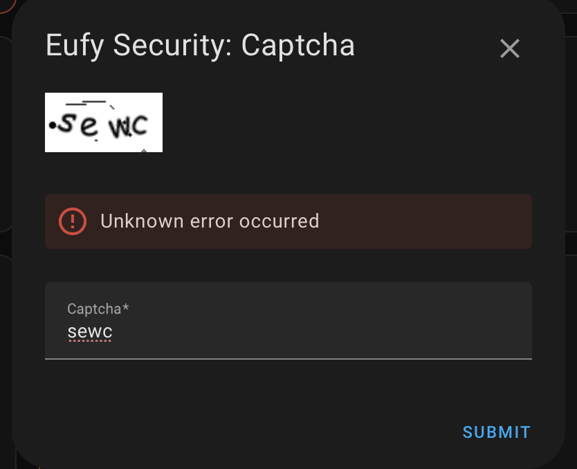 Failed to set up: Captcha code is required, please revalidate on Integrations page · Issue #756 ...