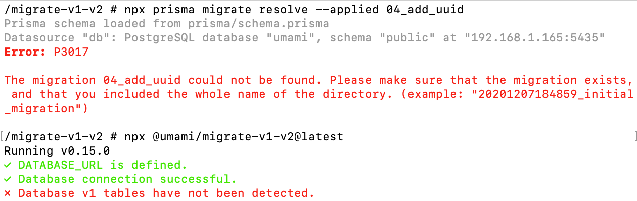Migrating to 2.0 when deployed using docker_compose? · Issue #1887 · umami-software/umami · GitHub