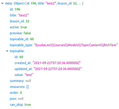 set active topic does not work when topic is inactive by default · Issue #149 · EscolaLMS/Admin ...