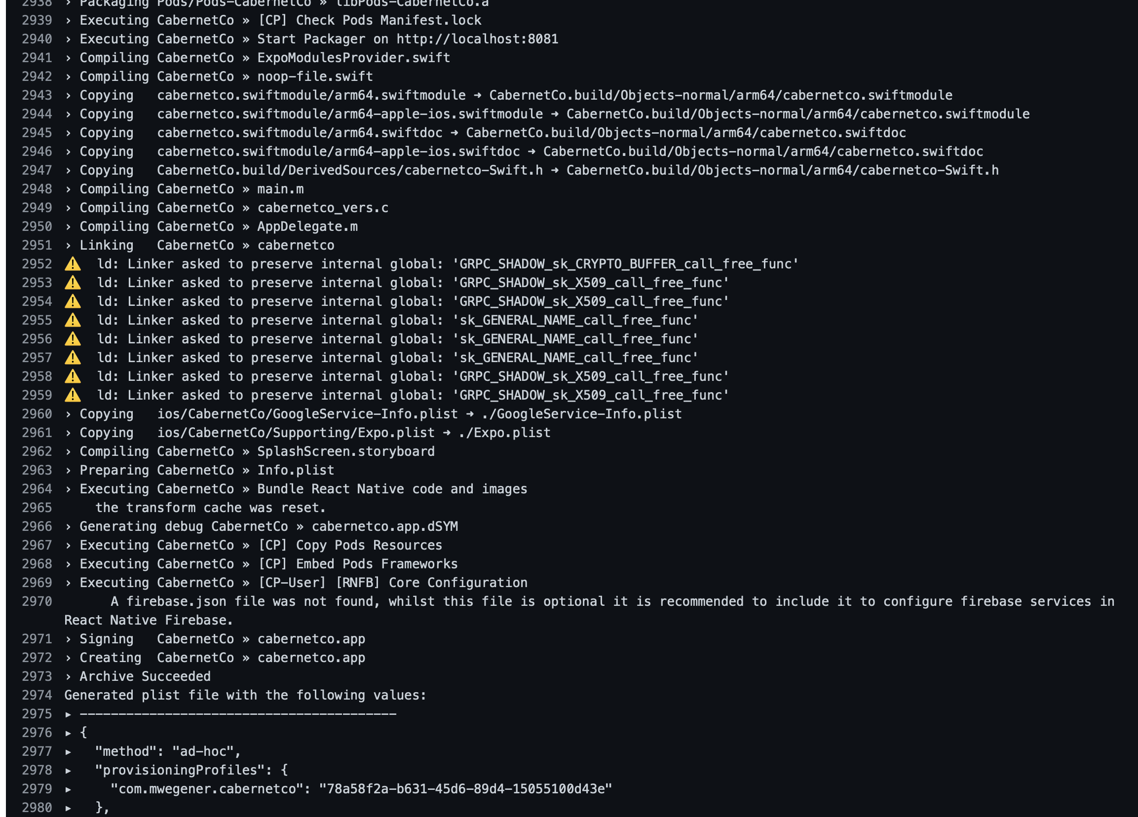 [iOS] Internal distribution: app is not installing · Issue #15501 ...