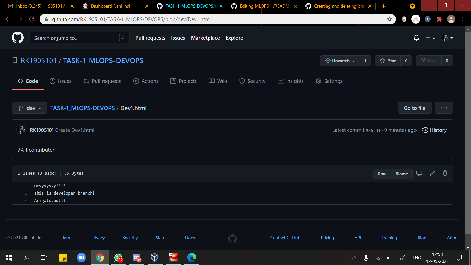GitHub - RK1905101/TASK-1_MLOPS-DEVOPS: Check readme file for more info