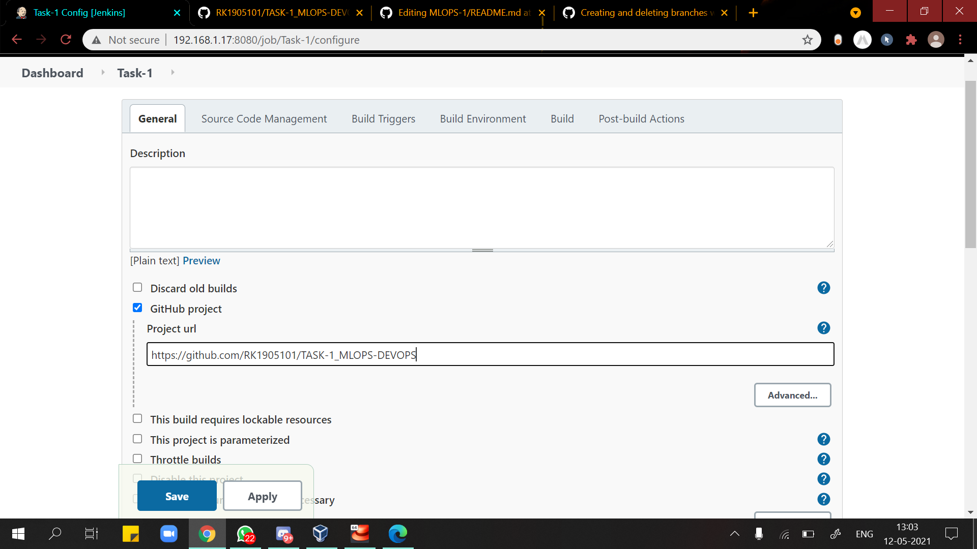 GitHub - RK1905101/TASK-1_MLOPS-DEVOPS: Check readme file for more info