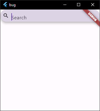 SearchBar does not align text vertically · Issue #127092 · flutter/flutter · GitHub