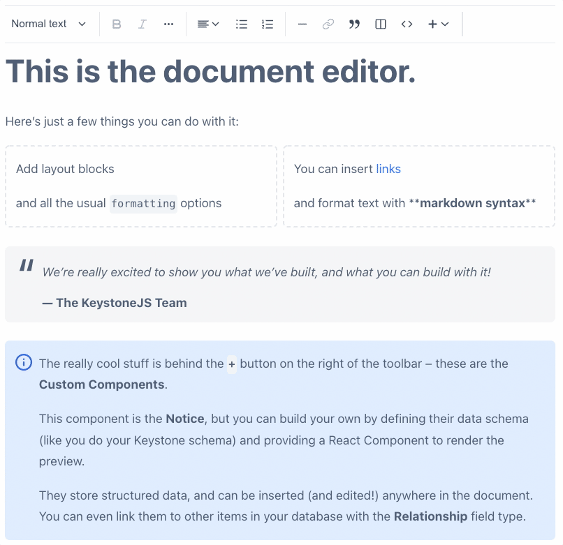 Link Document Field Demo · Issue 7027 · Keystonejs Keystone · Github