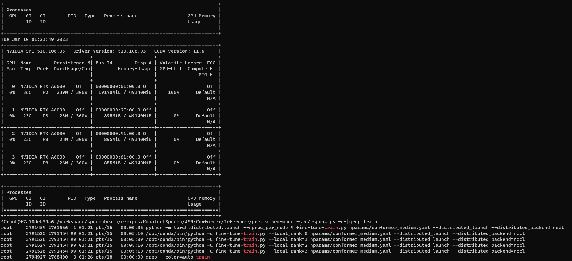[Bug]: fine tuning using multi-GPU · Issue #1797 · speechbrain/speechbrain · GitHub