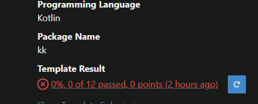 Edit page for programming exercise shows "Java" after creating a Kotlin exercise in a Jenkins ...