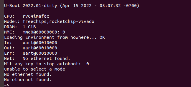 Boot failed by ethernet · Issue #82 · eugene-tarassov/vivado-risc-v · GitHub