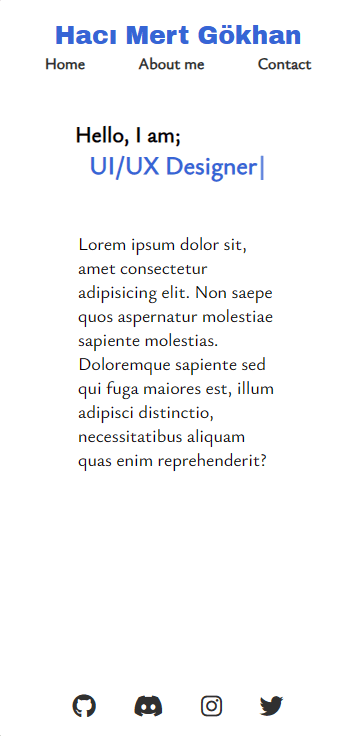 GitHub - hacimertgokhan/Portfolio: Example Portfolio Website for begginers.