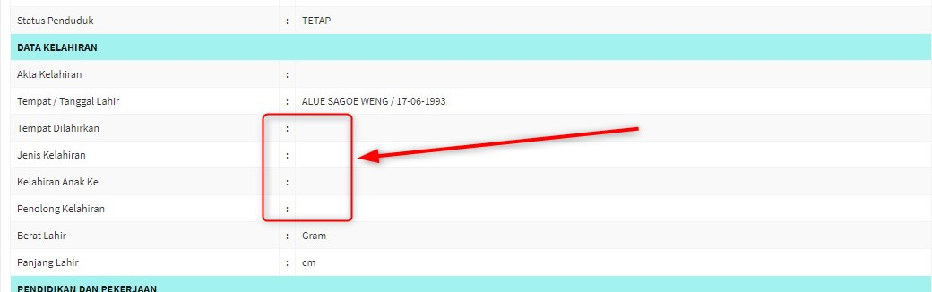 [PREMIUM-22.02 BETA01] Edit Data atau Ubah Data Penduduk, Tanggal Lahir ...
