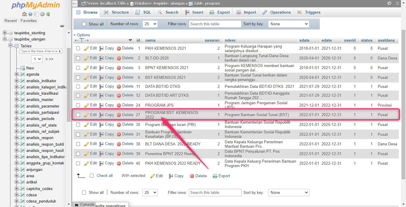 [PREMIUM-BETA03] Tidak Dapat Menghapus Nama Program Bantuan · Issue #4936 · OpenSID/OpenSID · GitHub