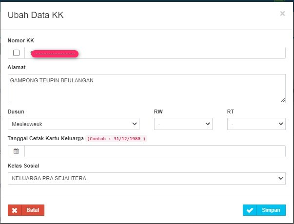 Permintaan fitur: Penambahan Detail Data Keadaan Keluarga Langsung pada Kartu Keluarga di SID ...