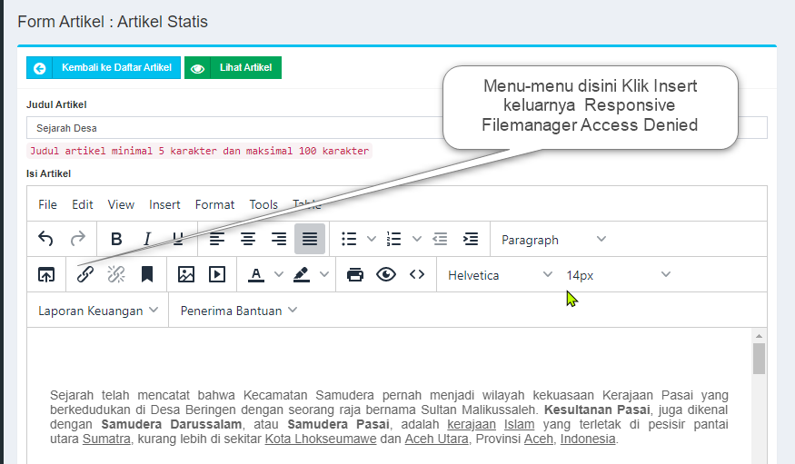 Insert Gambar, Vidio atau Peta Pada Artikel Error · Issue #3458 ...