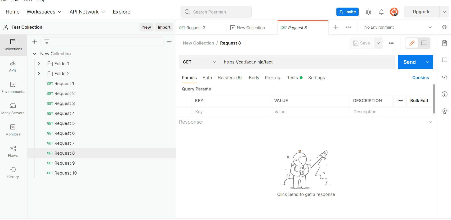 Drag and drop feature for requests in collection is not working ...