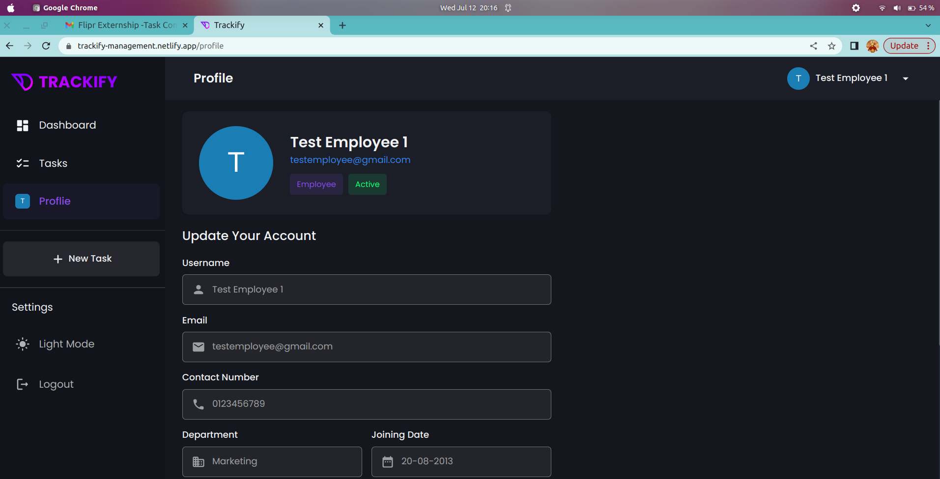 GitHub - rishavchanda/Trackify: Taskify is a web application designed ...