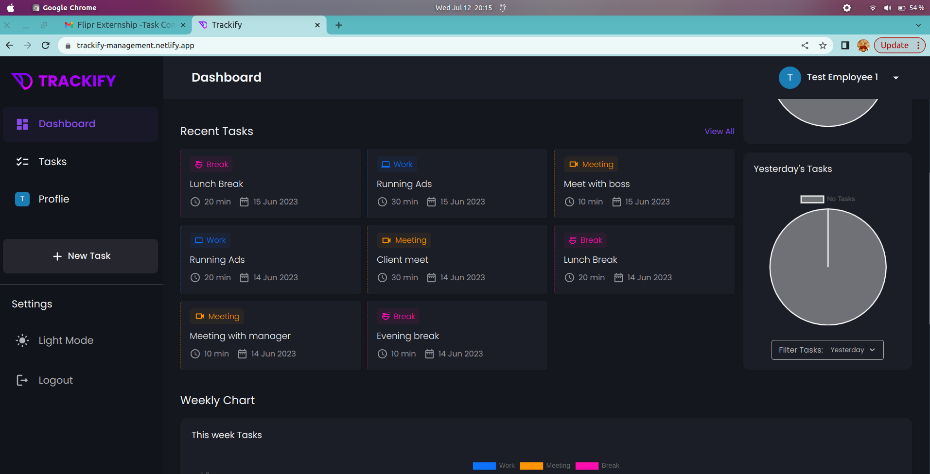 GitHub - rishavchanda/Trackify: Taskify is a web application designed ...