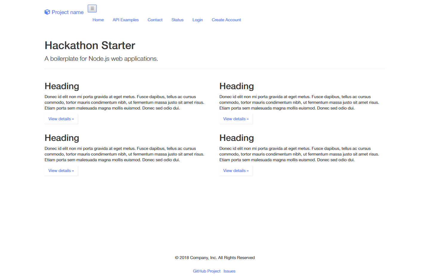 Bootstrap 4 and Font Awesome 5 · Issue #766 · sahat/hackathon-starter ...