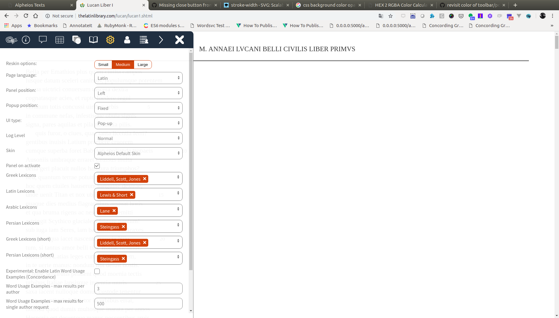 revisit color of toolbar/popup header · Issue #415 · alpheios-project/components · GitHub