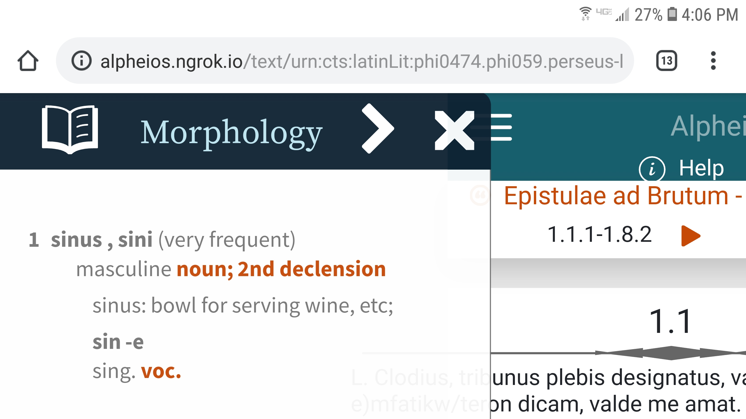 open compact panel split screen to the right on mobile in landscape mode · Issue #397 · alpheios ...