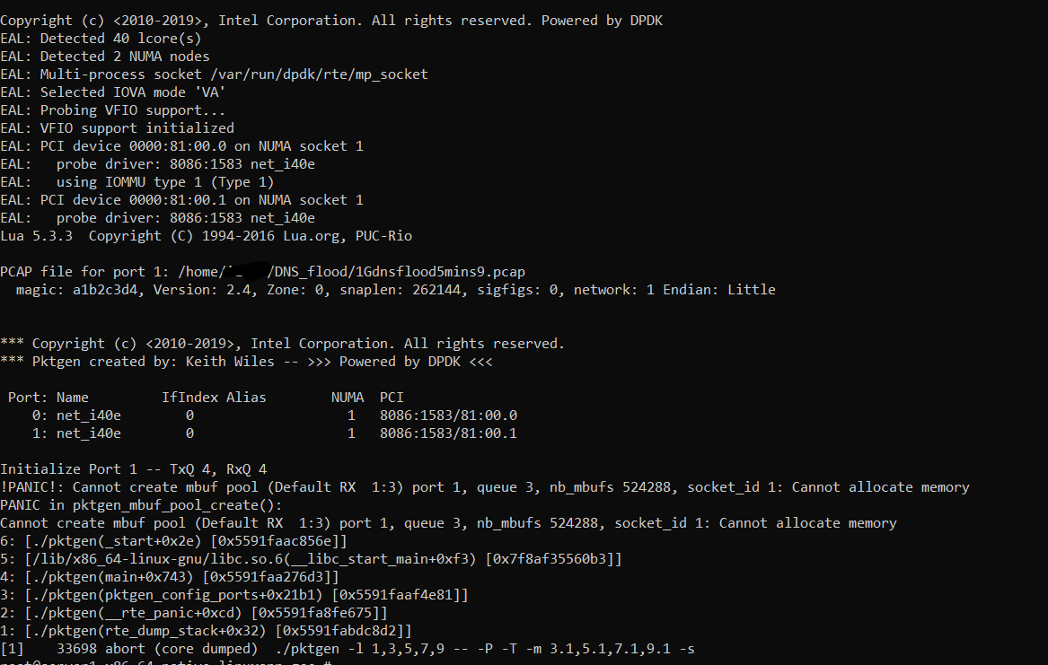 Cant replay big pcap files(7.4GB) · Issue #113 · pktgen/Pktgen-DPDK ...
