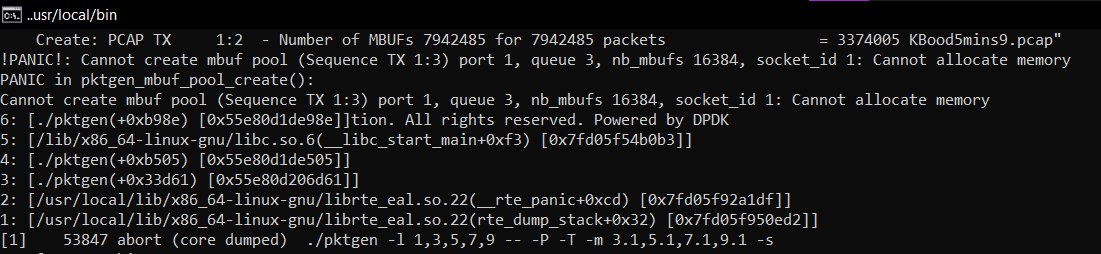 Cant replay big pcap files(7.4GB) · Issue #113 · pktgen/Pktgen-DPDK · GitHub