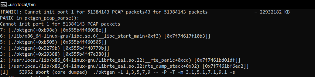 Cant replay big pcap files(7.4GB) · Issue #113 · pktgen/Pktgen-DPDK · GitHub