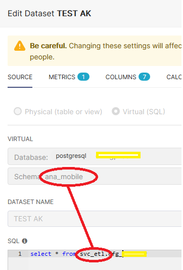 [SQL LAB]Virtual dataset created from SQLab with incorrect schema · Issue #16791 · apache ...