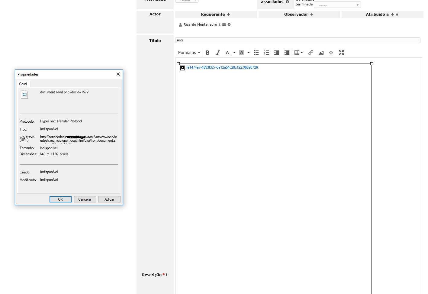 [9.2] image insertion in mail ticket notification · Issue #2869 · glpi-project/glpi · GitHub