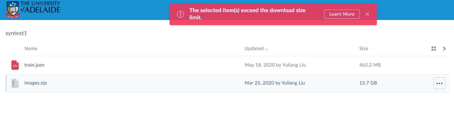 Datasets for ABCNet are too large or too slow to download · Issue #134 · aim-uofa/AdelaiDet · GitHub