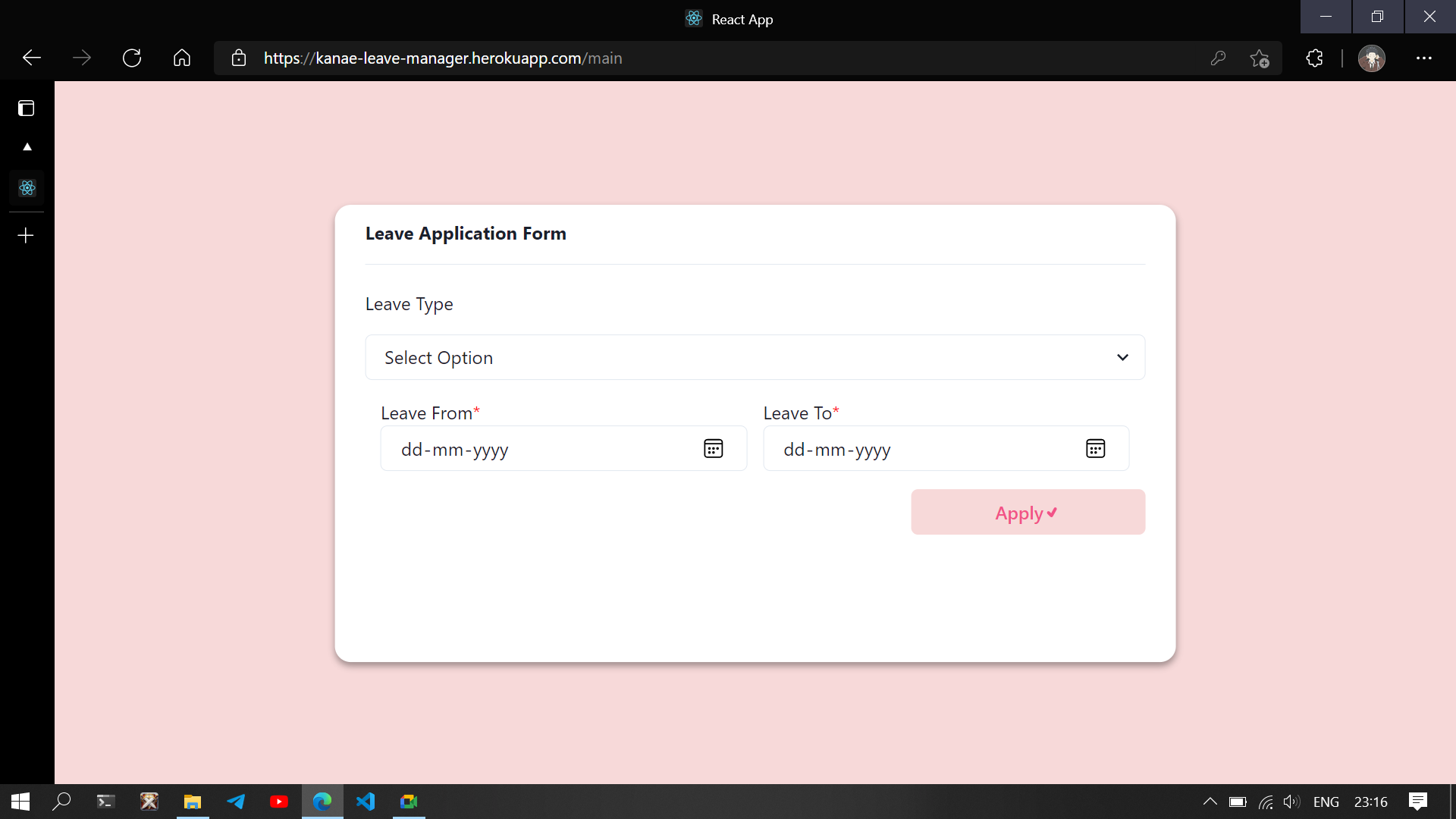 GitHub - kxviel/Employee-Leave-Manager: A MERN app fo employees to login and apply for a leave