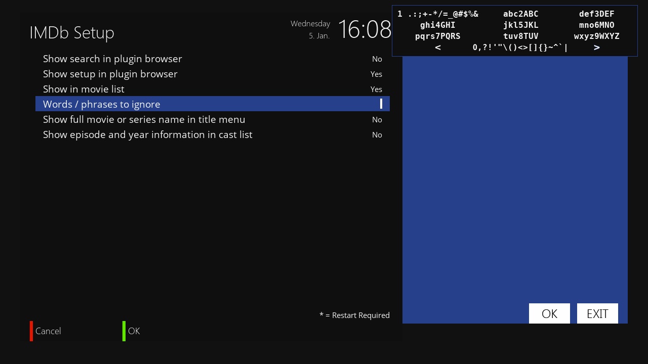 Problem with '5' key on alphanumeric keyboard · Issue #2138 · openatv/enigma2 · GitHub