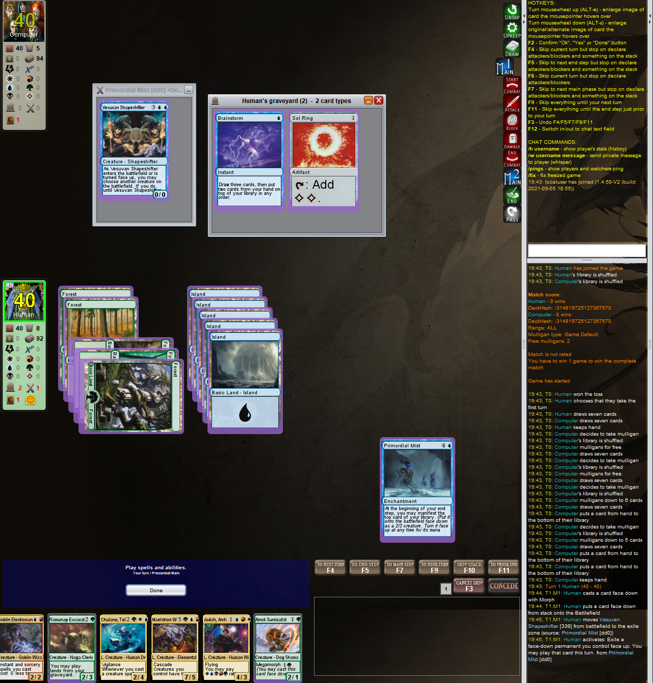 Primordial Mist Activated Ability Not Working Correctly · Issue 8536 · Magefreemage · Github 