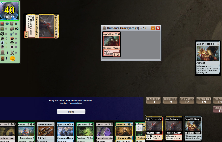 Madness and Bag of Holding interaction · Issue #6889 · magefree/mage · GitHub