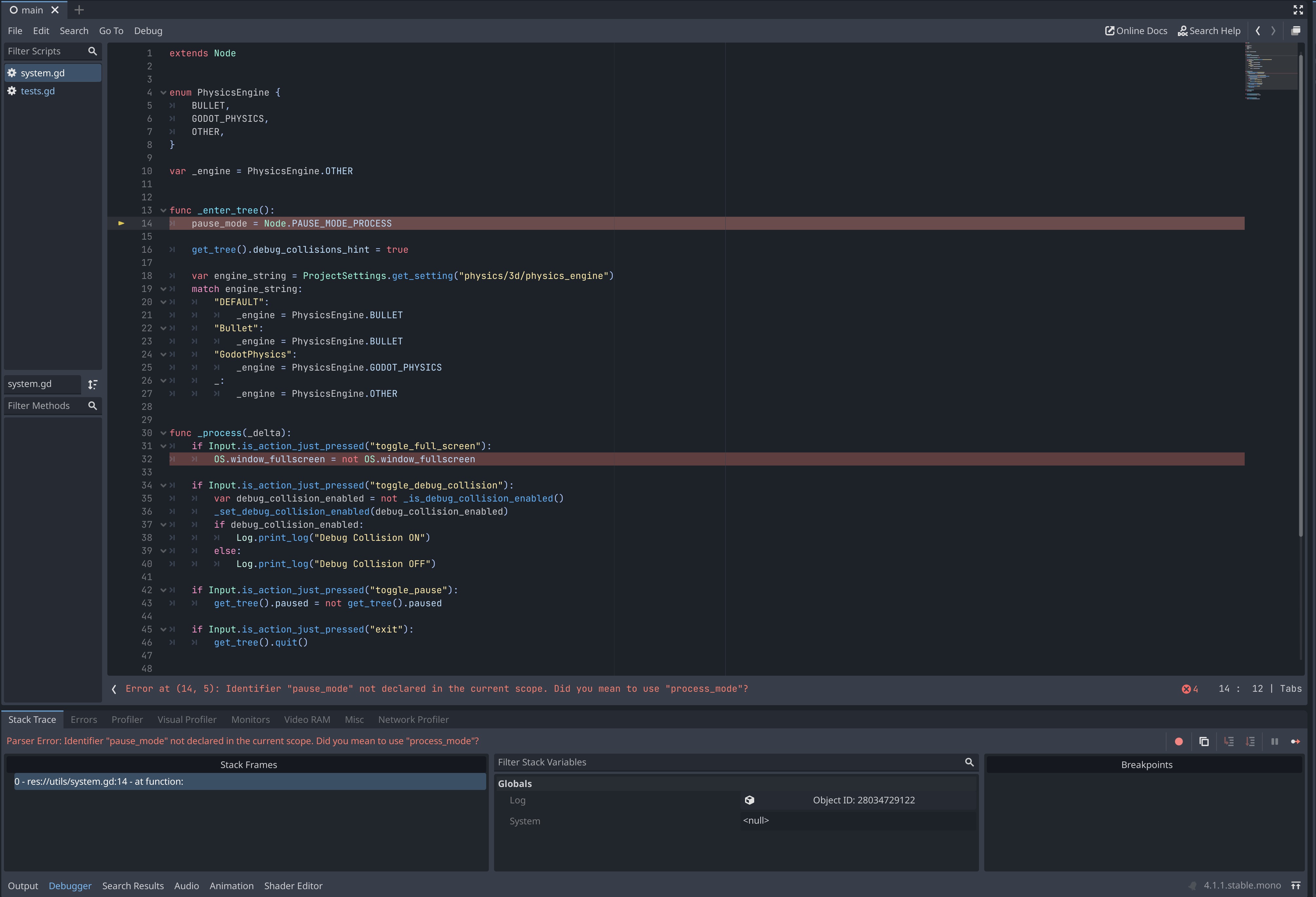 ConvexPolygonShape3D demo project won't run · Issue #952 · godotengine/godot-demo-projects · GitHub