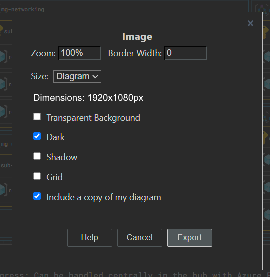 Show output dimensions before exporting to raster graphic · Issue #1178 · jgraph/drawio-desktop ...