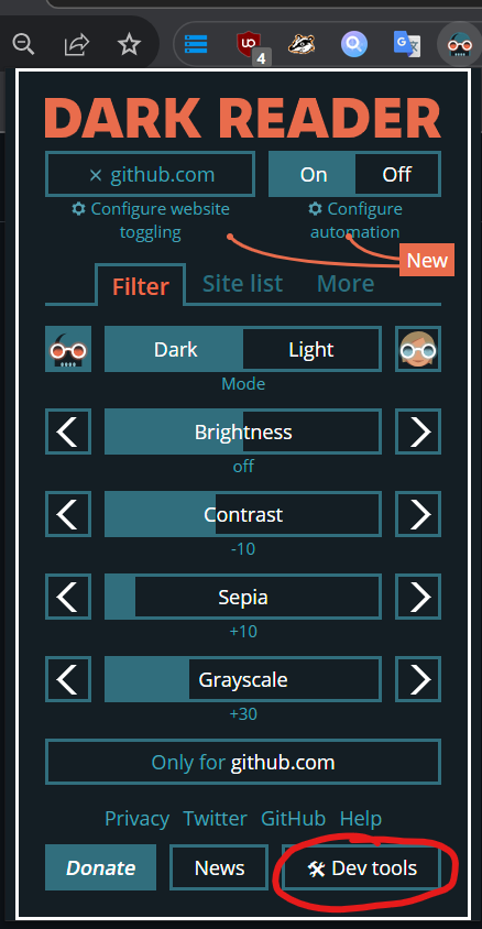 [Bug] Site list has become un-editable · Issue #11615 · darkreader/darkreader · GitHub
