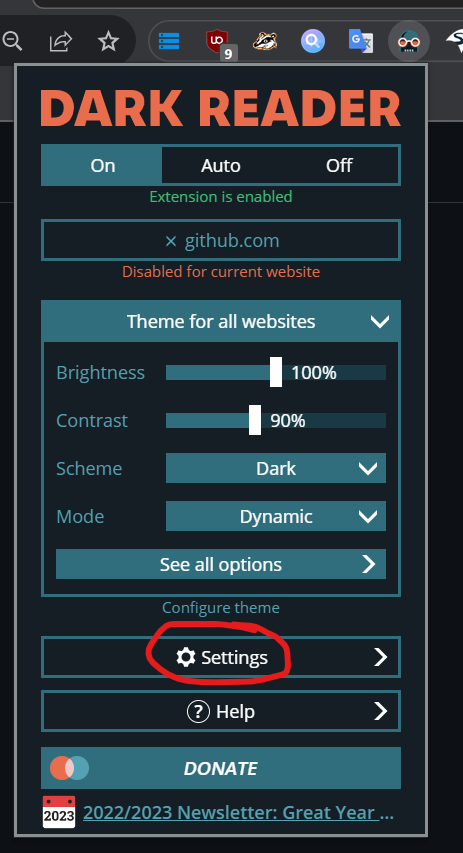 Bug Site List Has Become Un Editable · Issue 11615 · Darkreaderdarkreader · Github