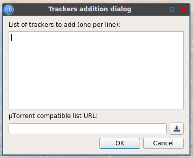 [Feature request] Ability to add uTorrent compatible list of trackers globally · Issue #8753 ...