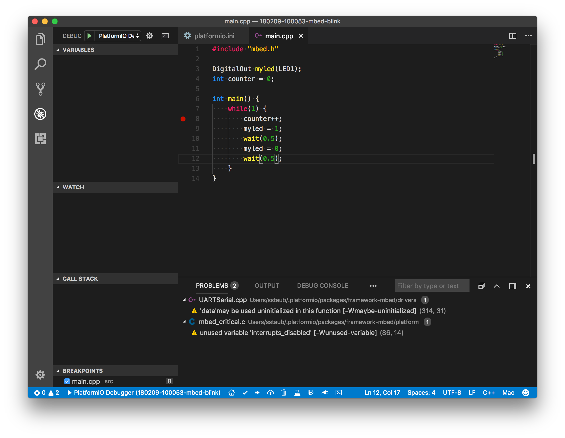 Pyocd And Debugging · Issue 72 · Platformioplatformio Vscode Ide · Github 2589