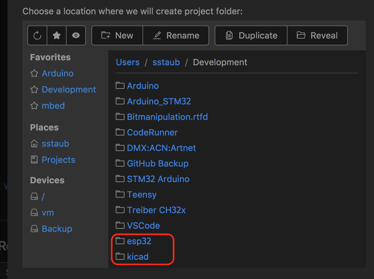 PIO Home board selection in project wizard and sort of project folders · Issue #1454 ...
