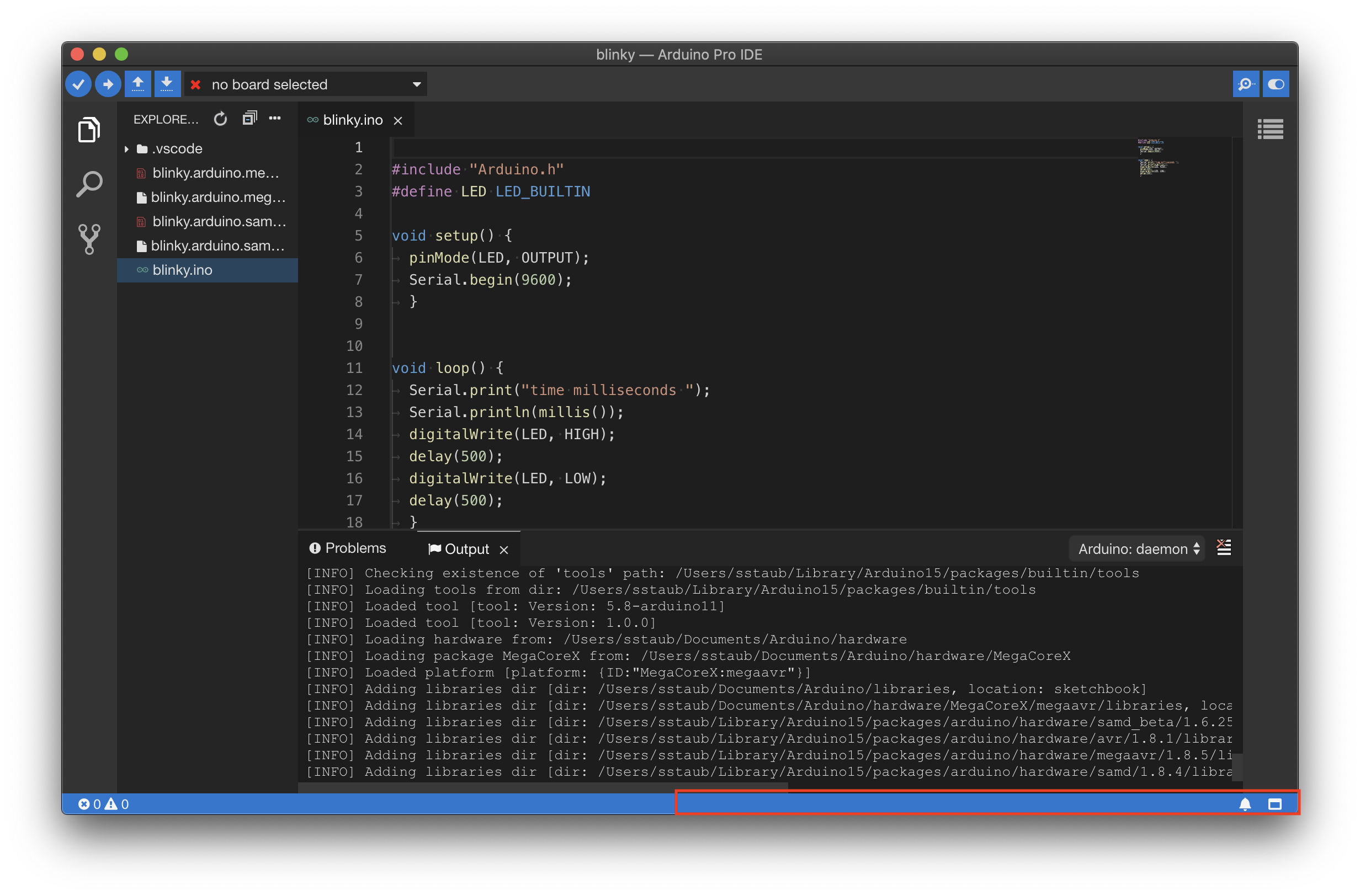 Status Bar Is Lost · Issue 102 · Arduinoarduino Pro Ide · Github