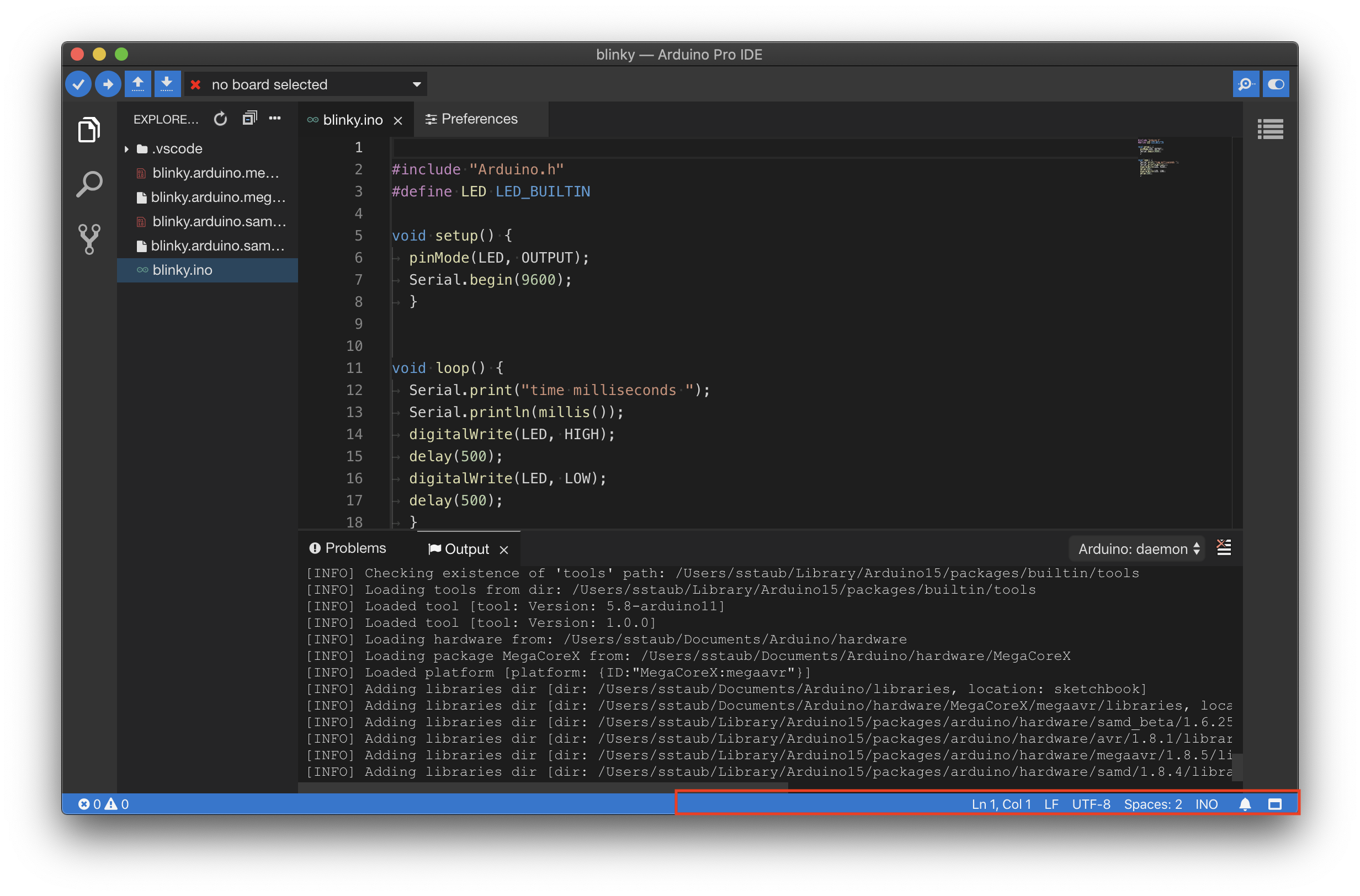 Status Bar Is Lost · Issue 102 · Arduinoarduino Pro Ide · Github
