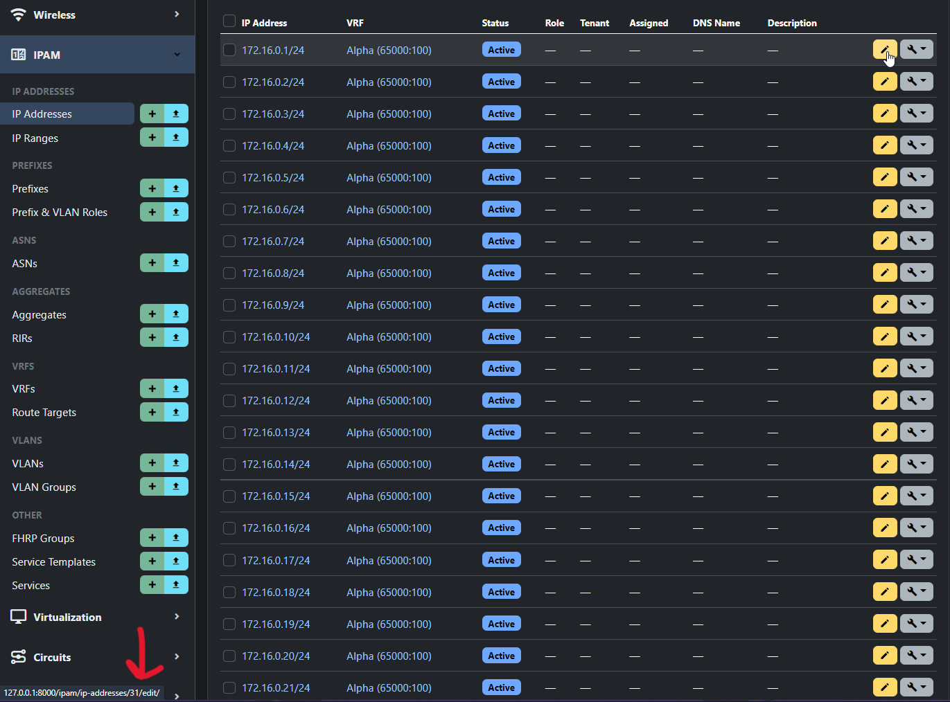 Faster editing with 1 click on Edit · Issue #9525 · netbox-community/netbox · GitHub