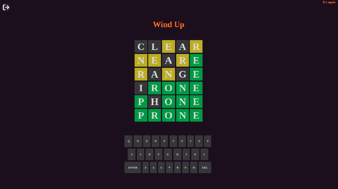 Github Eduardolpsss Wordle Clone App Clone Of The Game Wordle Made With Html Css Animate