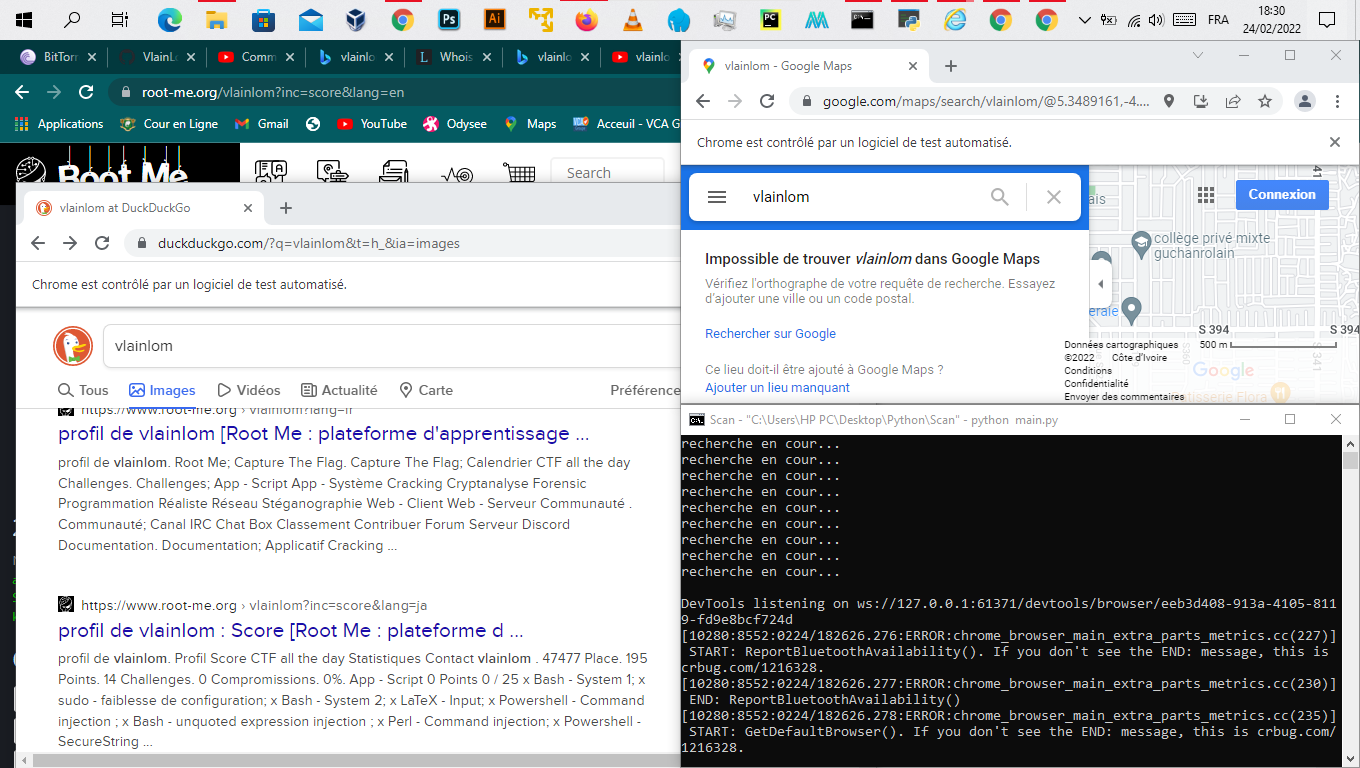 GitHub - VlainLom/SmartSearch: Moteur de recherche - scanner - whois - maps - information