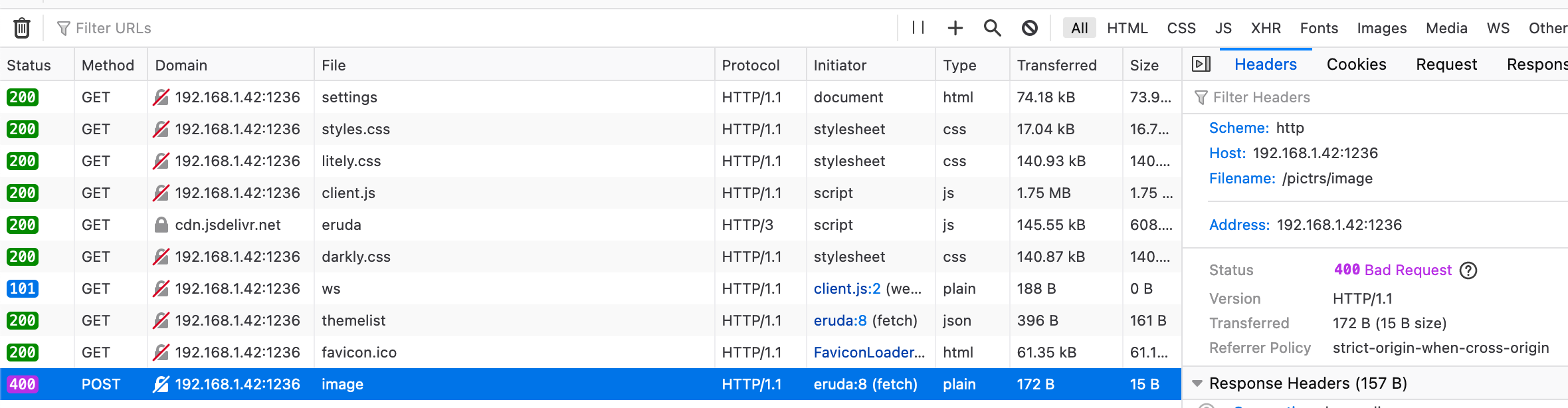 400 Error on any image upload · Issue #2403 · LemmyNet/lemmy · GitHub